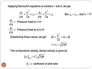 Fluid Mechanics Chapter 3. Integral relations for a control volume | PDF
