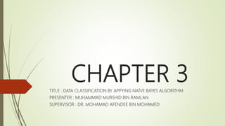 Chapter 3 | PPT