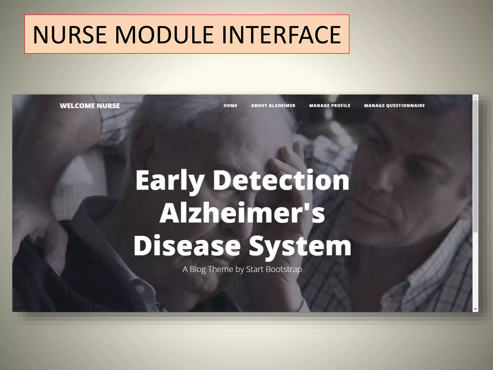 EARLY ALZHEIMER’S DISEASE DETECTION SYSTEM USING DECISION TREE ...