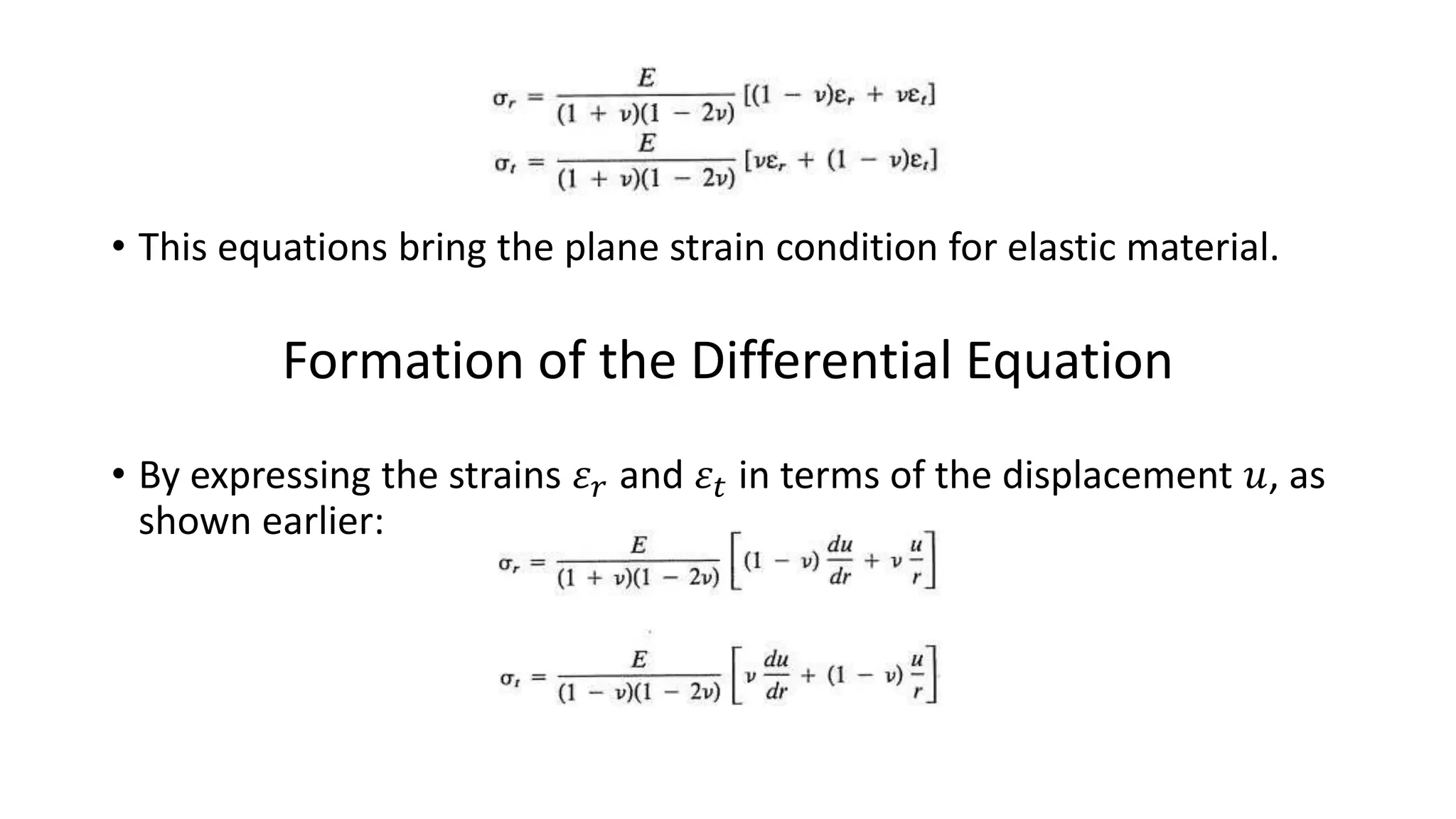 Chapter 3: Generalized Hooke's Law, Pressure Vessels, and Thick-Walled Cylinders | PPTX