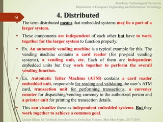 Chapter 3 Charateristics and Quality Attributes of Embedded System | PPTX