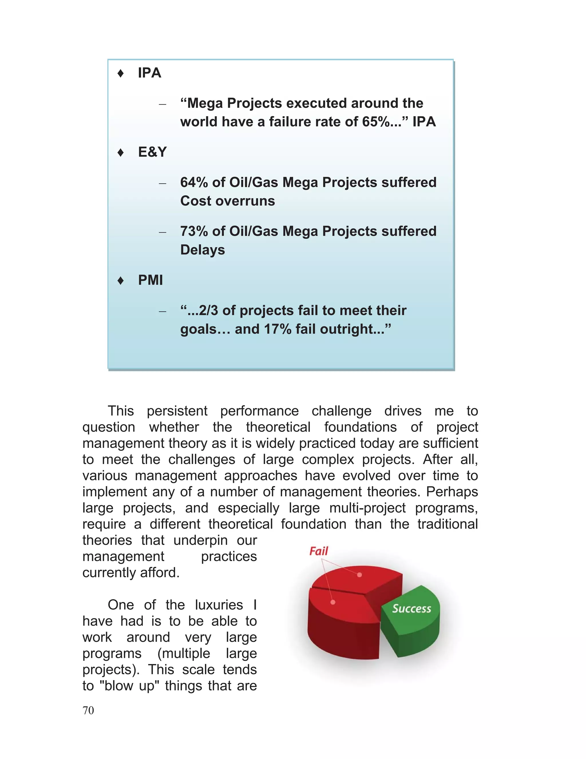 Theory of Management of Large Complex Projects - Chapter 3 | PDF