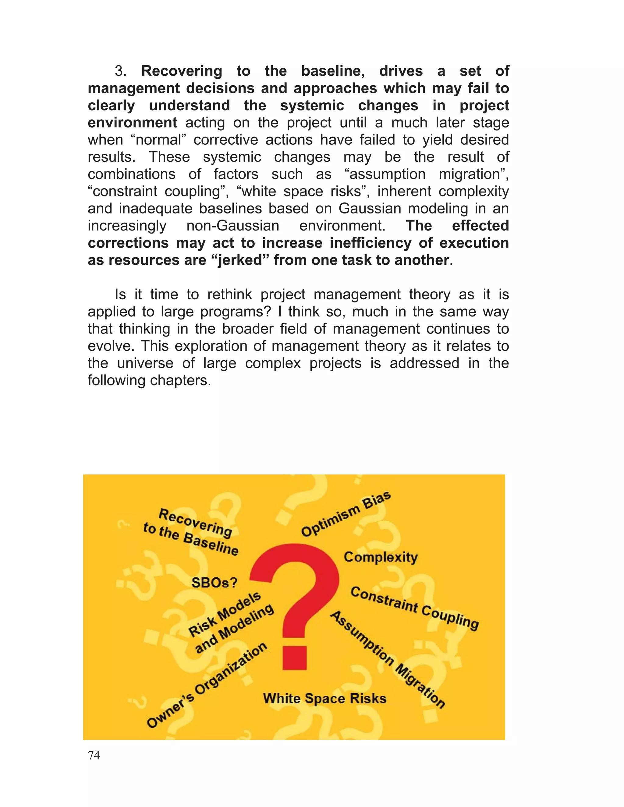 Theory of Management of Large Complex Projects - Chapter 3 | PDF