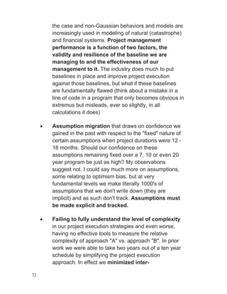 Theory of Management of Large Complex Projects - Chapter 3 | PDF