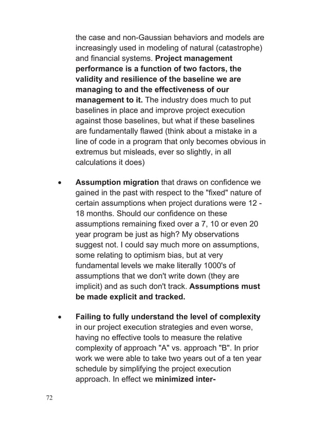 Theory of Management of Large Complex Projects - Chapter 3 | PDF