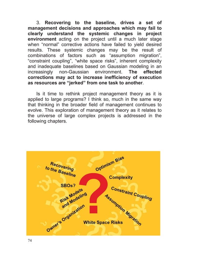 Theory of Management of Large Complex Projects - Chapter 3 | PDF