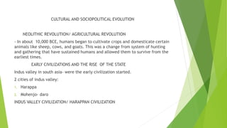 Chapter 3: Looking back at human bio cultural and social evolution | PPTX