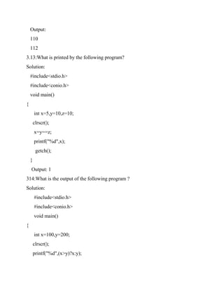 Chapter 3 : Balagurusamy Programming ANSI in C | PDF