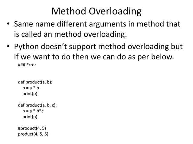 Python Chapter 3 Classes And Object Oriented Programming Maulik 1857