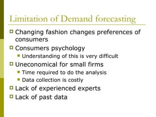 demand forecasting | PPT
