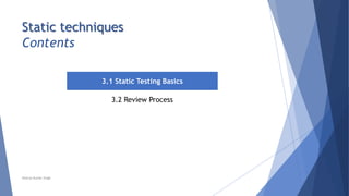 Chapter 3 - Static Testing | PPTX