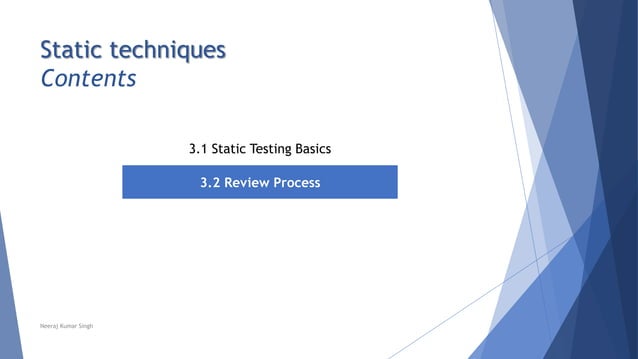 Chapter 3 - Static Testing