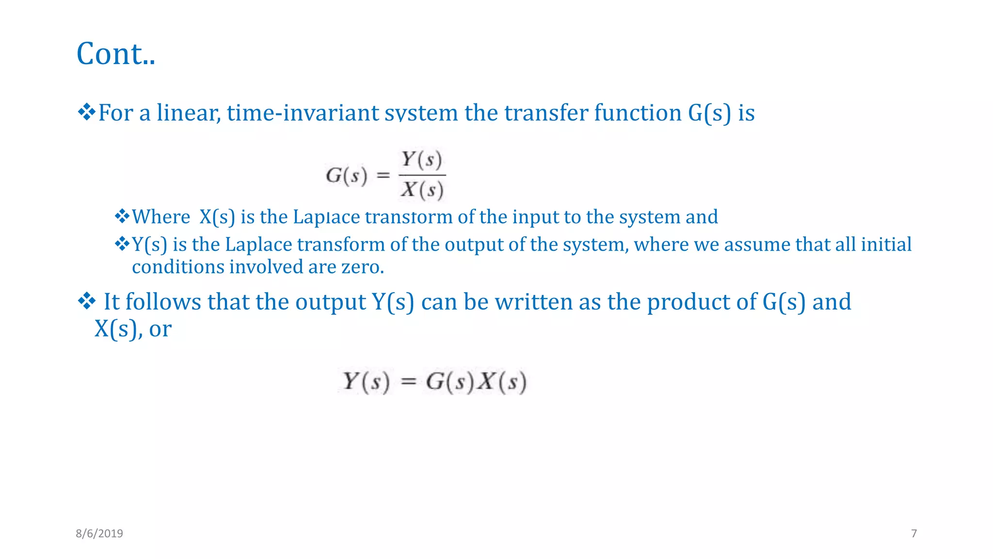 Chapter 3 mathematical modeling of dynamic system | PPTX