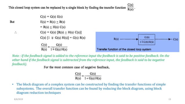 Chapter 3 mathematical modeling of dynamic system | PPTX