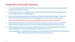 Chapter 3 mathematical modeling of dynamic system | PPTX