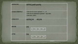 Instruction Set and Assembly Language Programming | PPTX