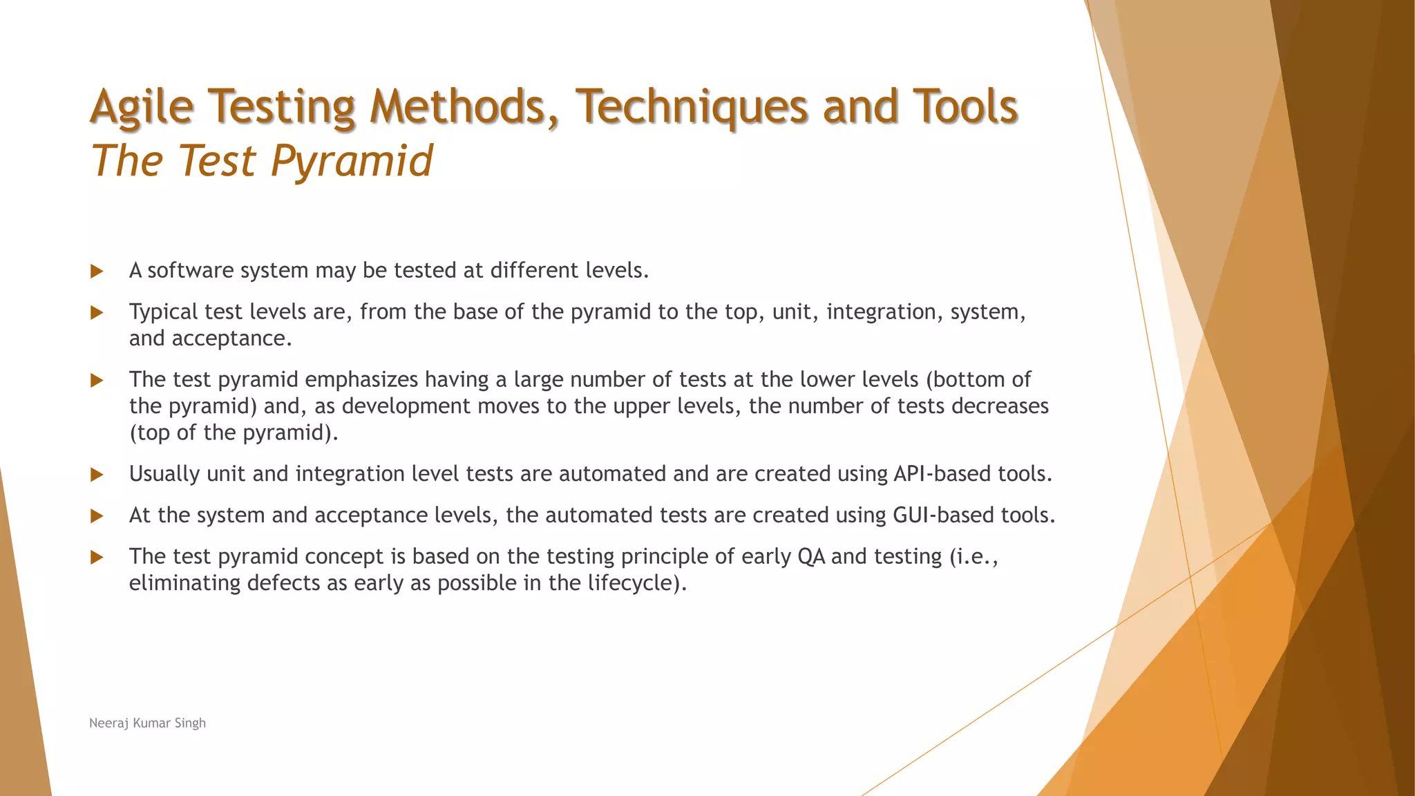 Chapter 3 - Agile Testing Methods, Techniques and Tools | PPTX ...