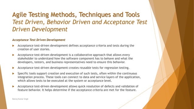 Chapter 3 - Agile Testing Methods, Techniques and Tools