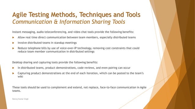 Chapter 3 - Agile Testing Methods, Techniques and Tools