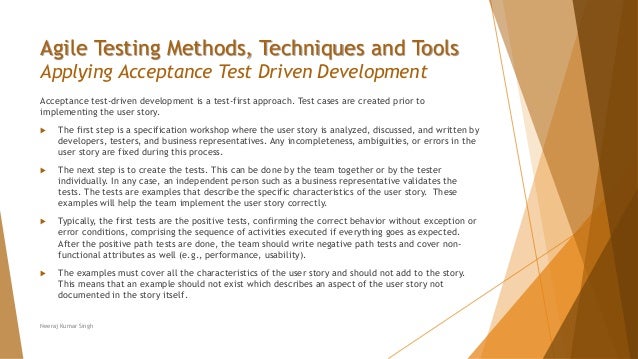 Chapter 3 - Agile Testing Methods, Techniques and Tools