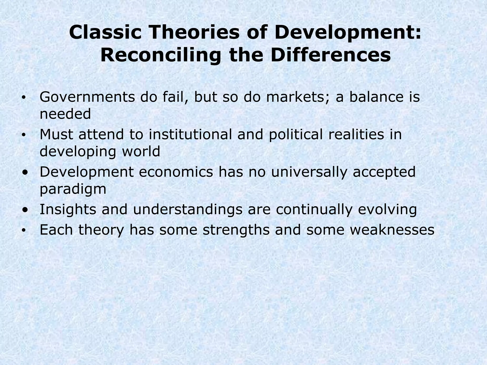Chapter 3-1 Classic Growth and Development Models.ppt