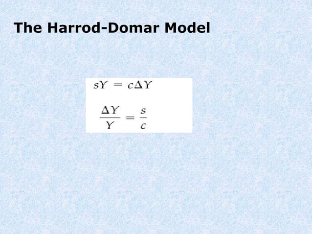 Chapter 3-1 Classic Growth and Development Models.ppt | Economy ...