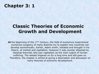 Chapter 3-1 Classic Growth and Development Models.ppt