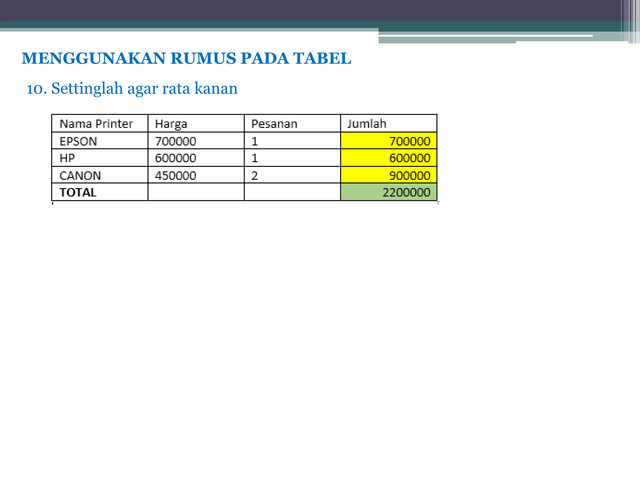 Chapter 3 - Table | PPTX