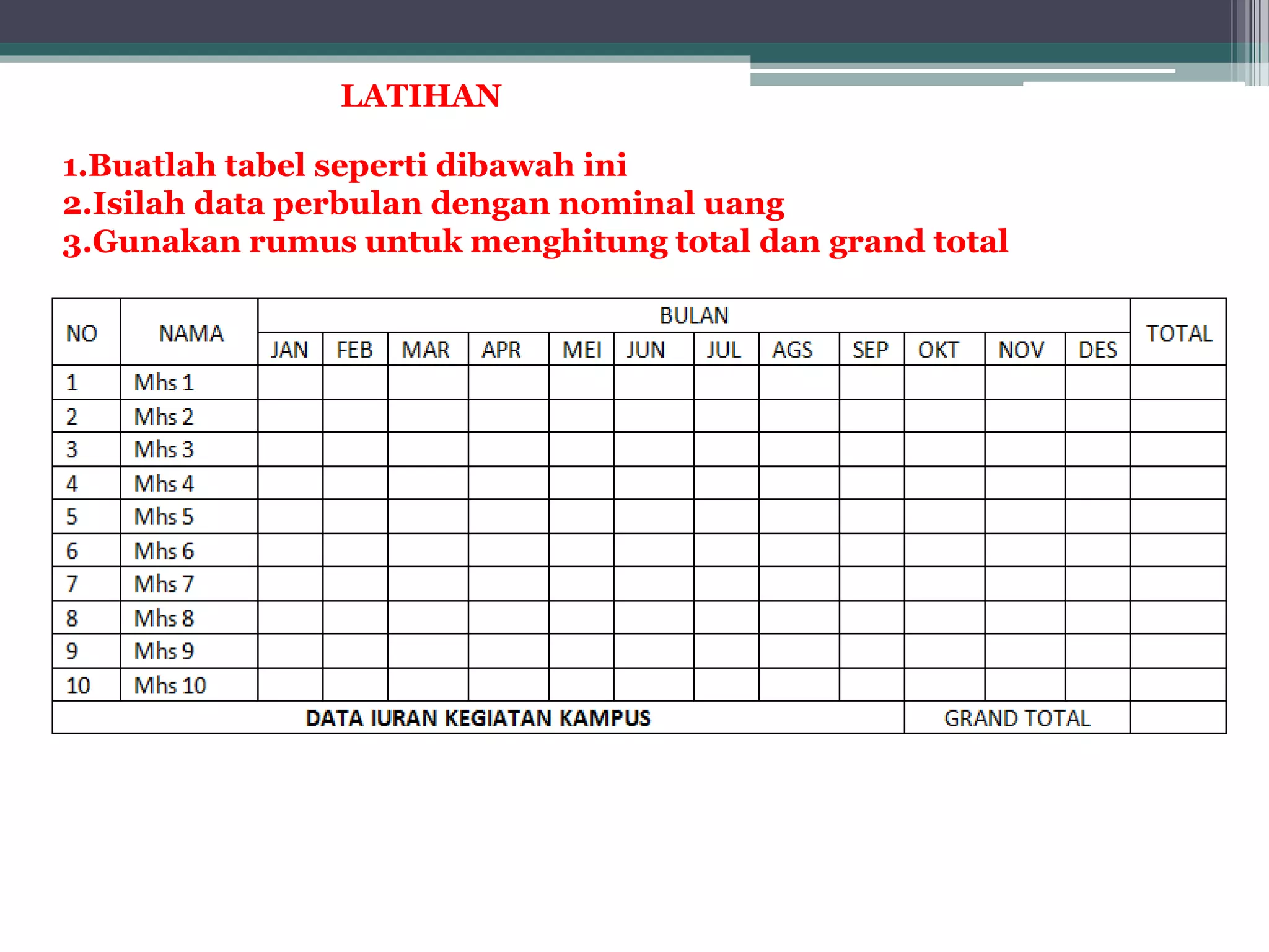 Chapter 3 - Table | PPTX