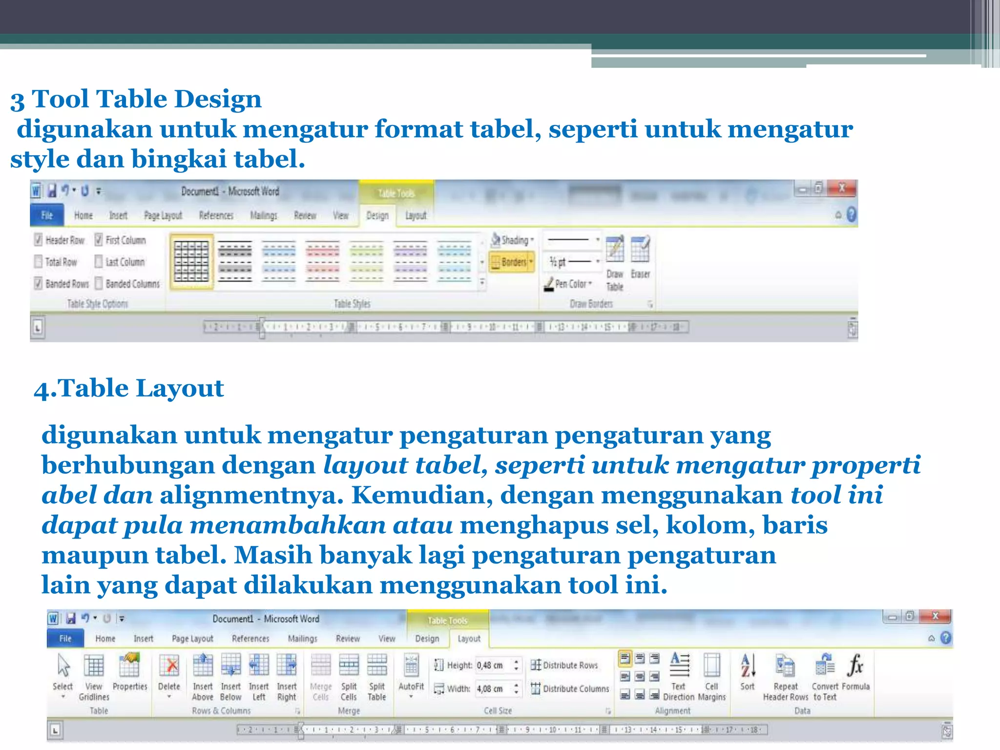 Chapter 3 - Table | PPTX