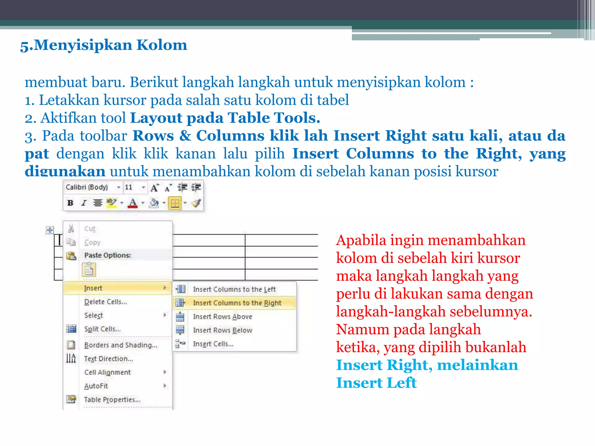 Chapter 3 - Table | PPTX