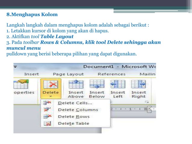 Chapter 3 - Table | PPTX