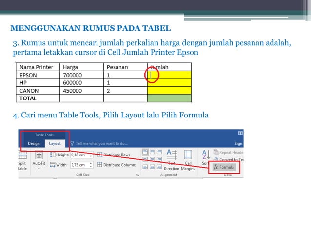 Chapter 3 - Table | PPTX