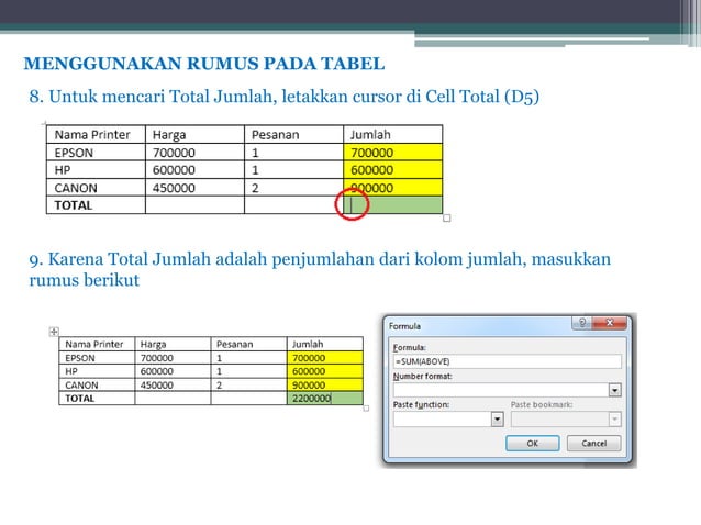 Chapter 3 - Table | PPTX