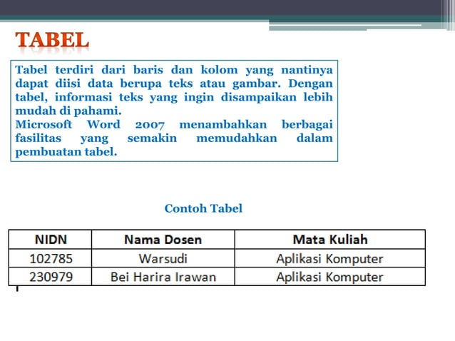 Chapter 3 - Table | PPTX
