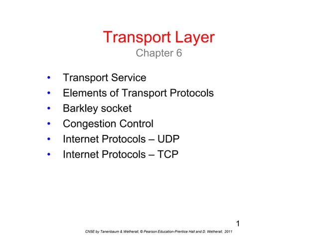Chapter3-2-TransportLayer.pptx lecture note | PPT