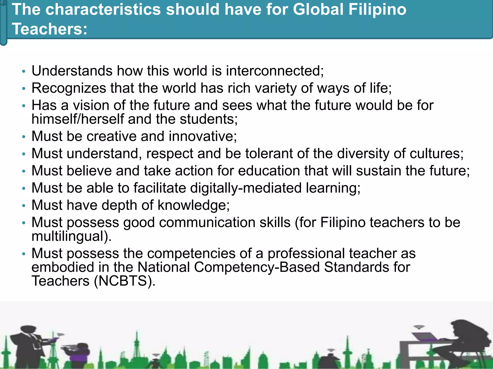 Chapter 3 - ON BECOMING A GLOBAL TEACHER | PPTX
