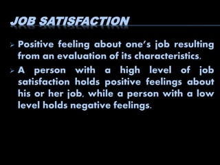 Attitudes & Job Satisfaction | PPTX