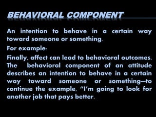 Attitudes & Job Satisfaction | PPT