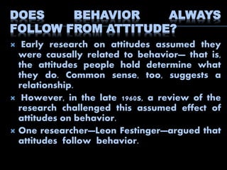 Attitudes & Job Satisfaction | PPTX