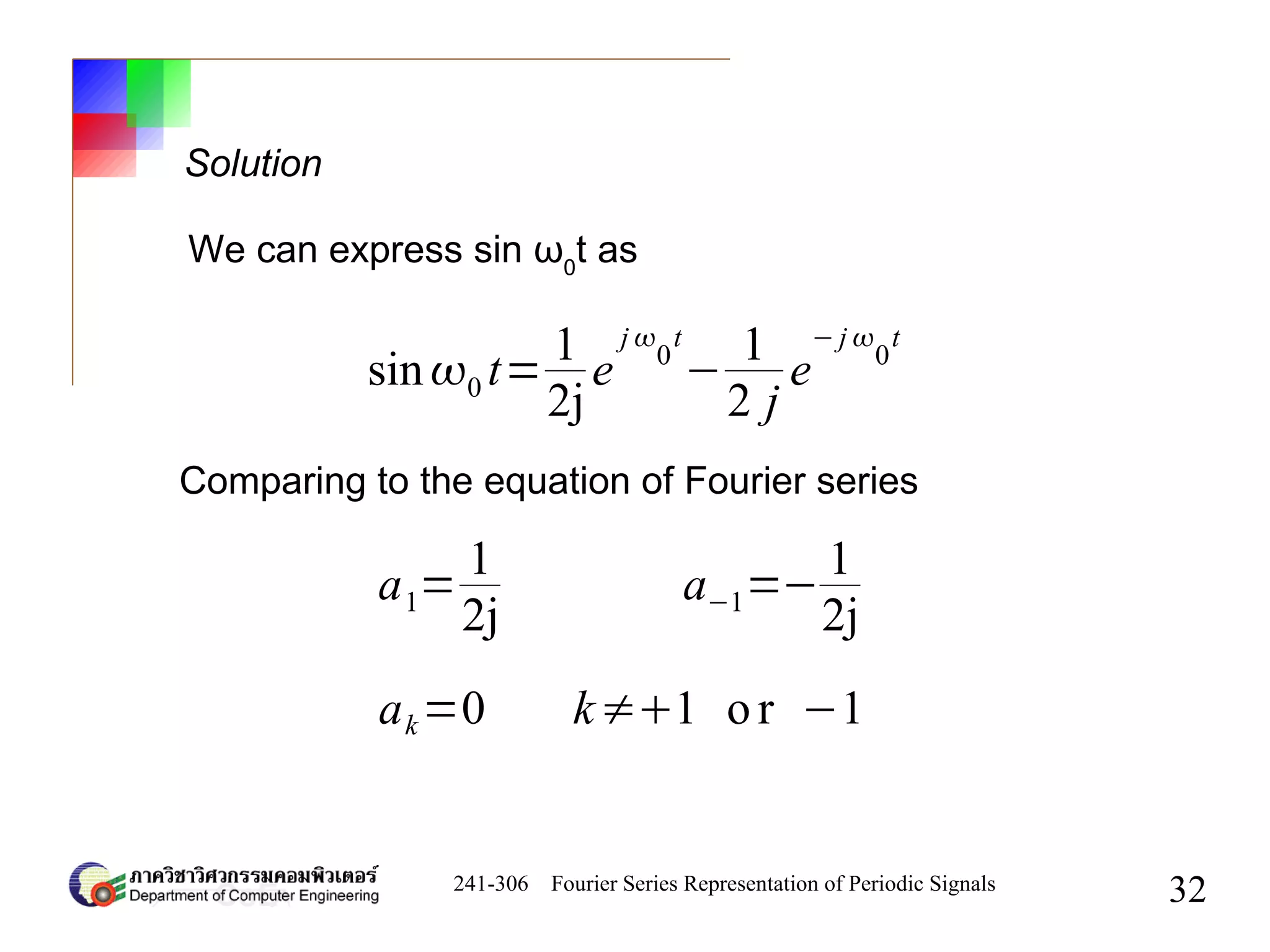 Chapter3 - Fourier Series Representation of Periodic Signals | PDF