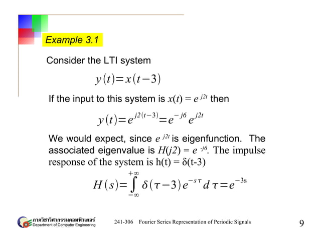 Chapter3 - Fourier Series Representation of Periodic Signals | PDF | Physics | Science