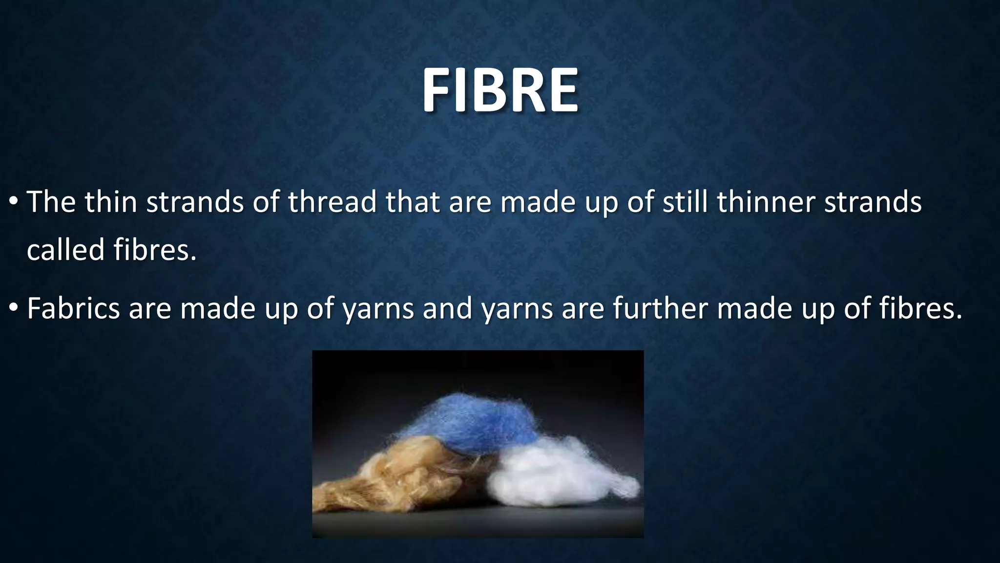 Fibre to Fabric Class 6th Chapter 3 Science | PPTX
