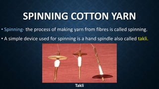 Fibre to Fabric Class 6th Chapter 3 Science | PPTX