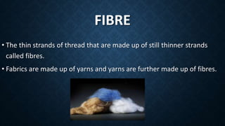 Fibre to Fabric Class 6th Chapter 3 Science | PPTX
