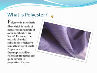 Class 8 NCERT Science Chapter-3 Synthetic Fibers PPT | PPTX