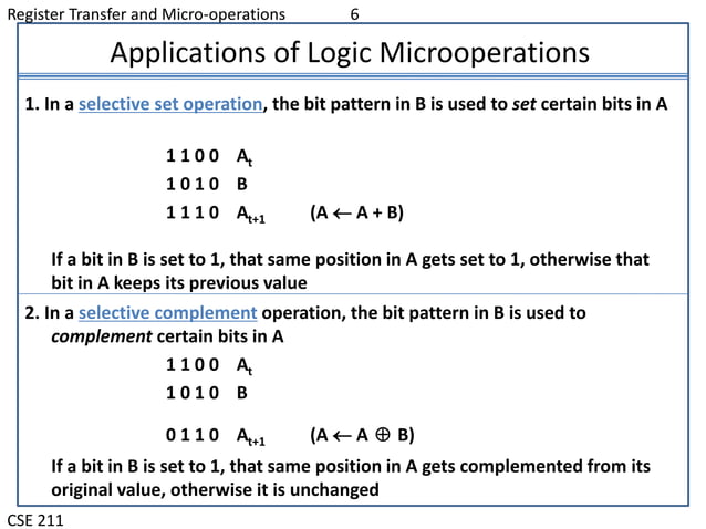 Logic Micro Operation | PPT