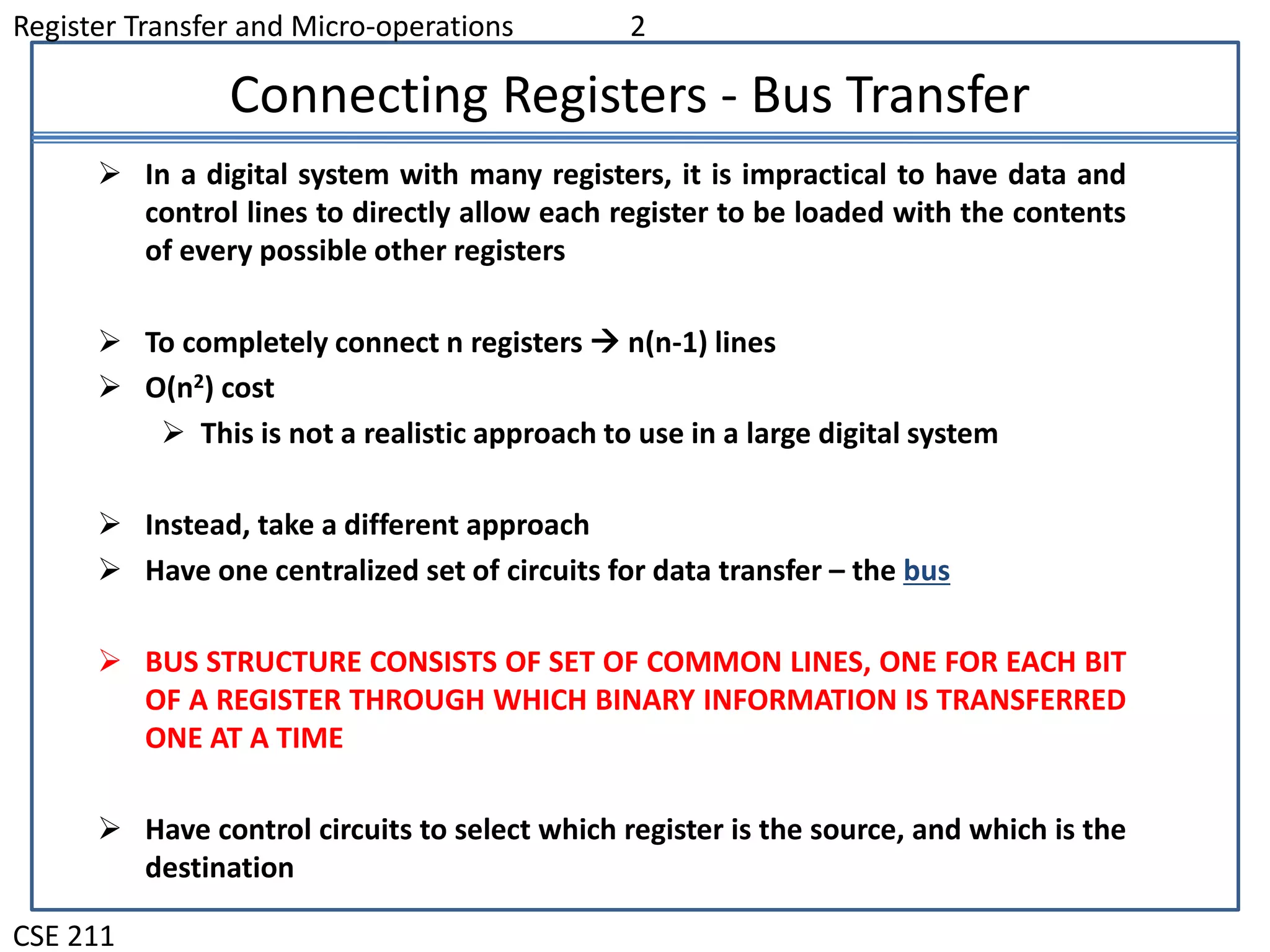 Bus and Memory transfer | PPT