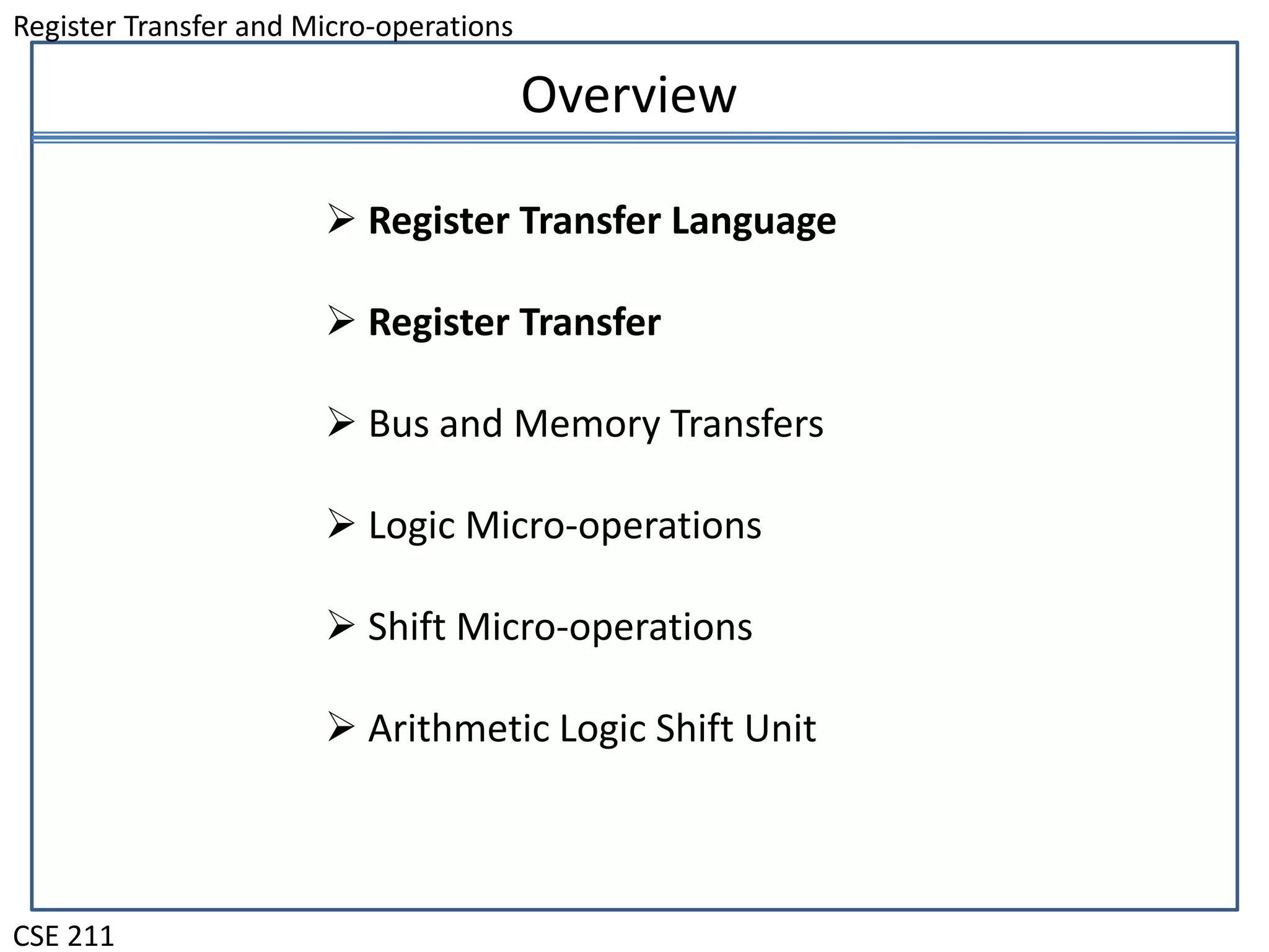 Register Transfer Language | PPTX | Programming Languages | Computing