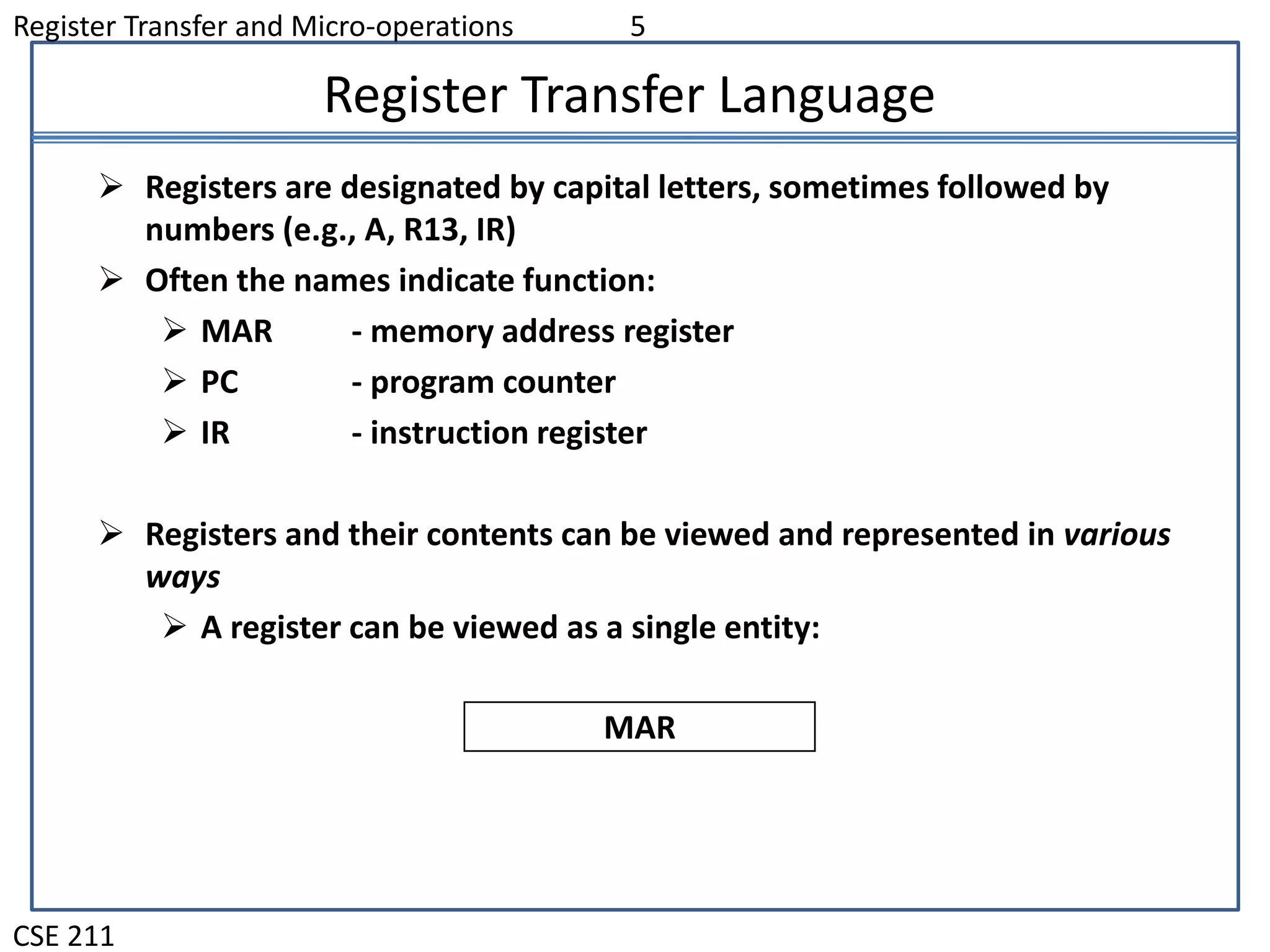 Register Transfer Language | PPTX